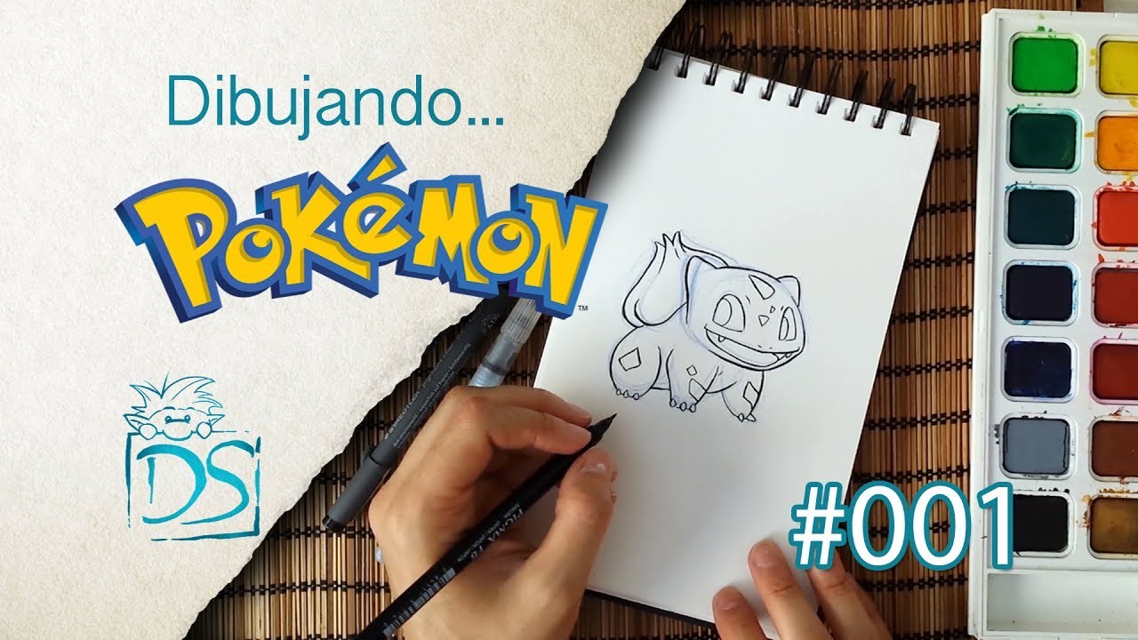 Dibujando. Pokemon #001 Bulbasaur