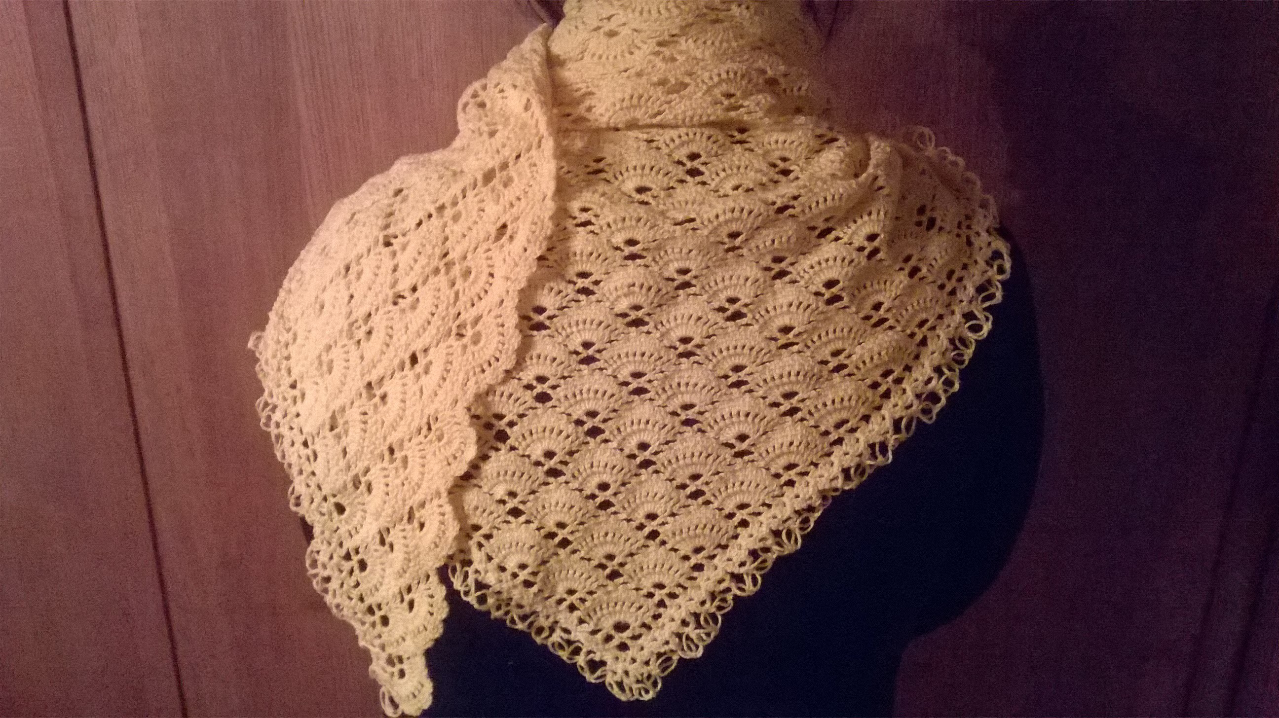 Mantilla española (ganchillo. crochet)